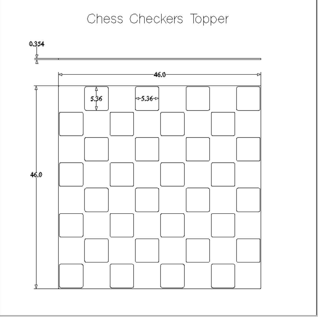 Chess & Checkers Topper – BarChefs