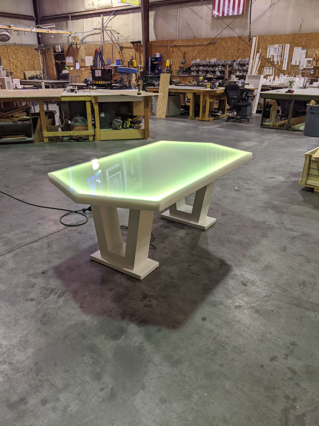 Custom LED Furniture | Light-Up Tables, Bar Tops, Counters, Wall Art ...