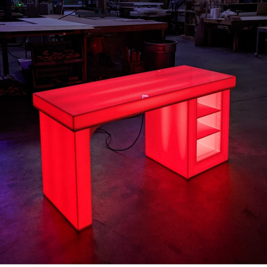 Custom LED Furniture | Light-Up Tables, Bar Tops, Counters, Wall Art ...