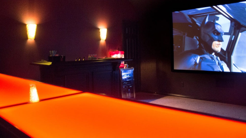 LED Lighted Party Table | 10' Long Bar-Height Table – BarChefs