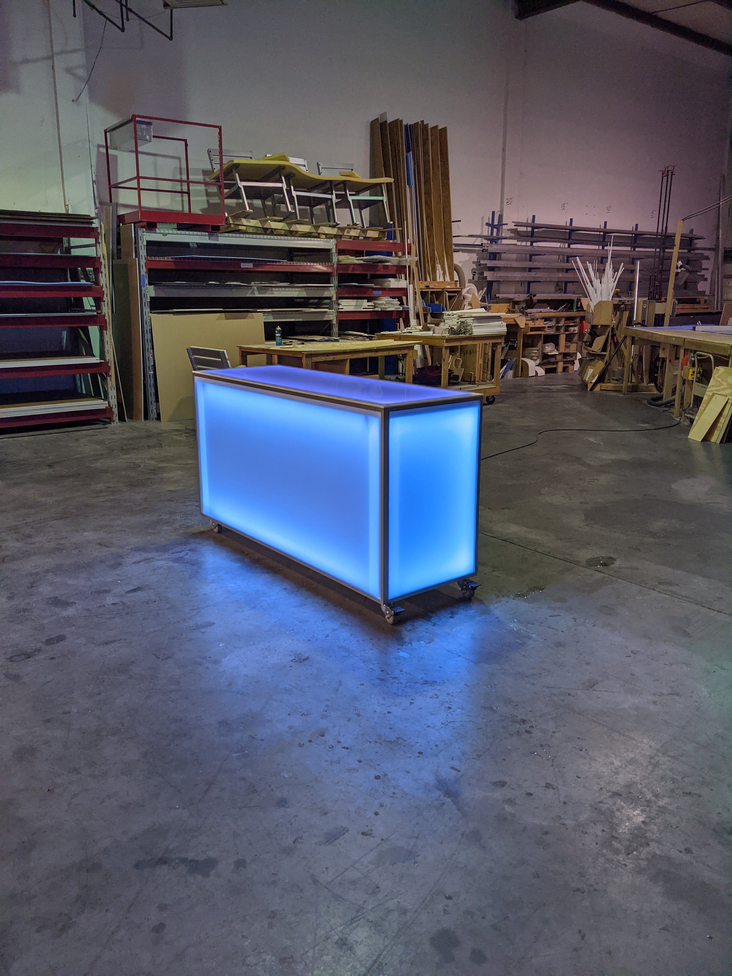 LED Portable Bars | Rolling Light-Up Bars for Mobile Bartending – BarChefs