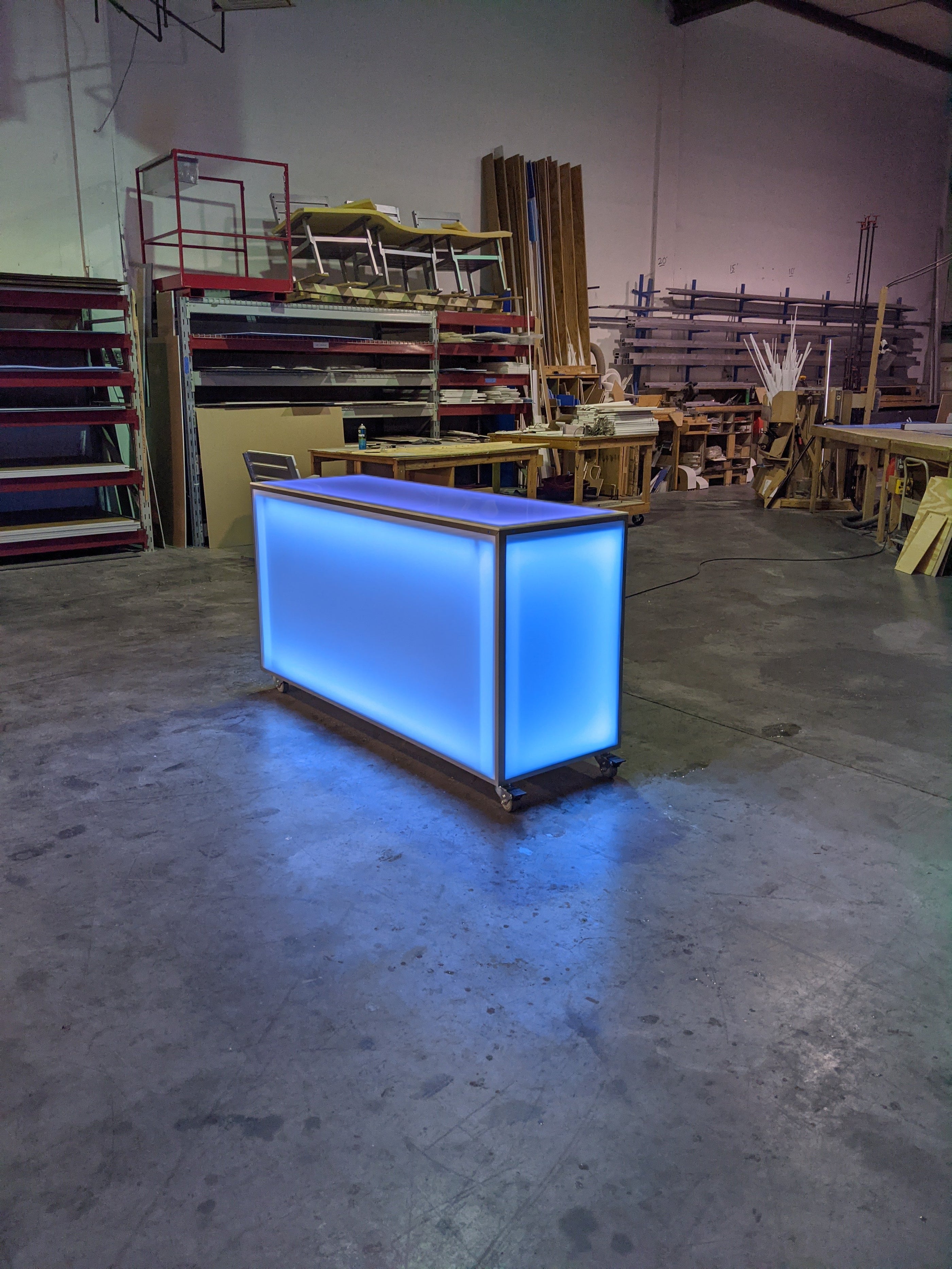 LED Portable Bars | Rolling Light-Up Bars for Mobile Bartending – BarChefs