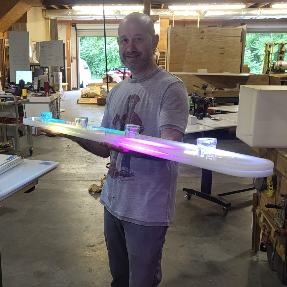 LED Shot-Ski Board | Illuminated Tray for Group Shots – BarChefs