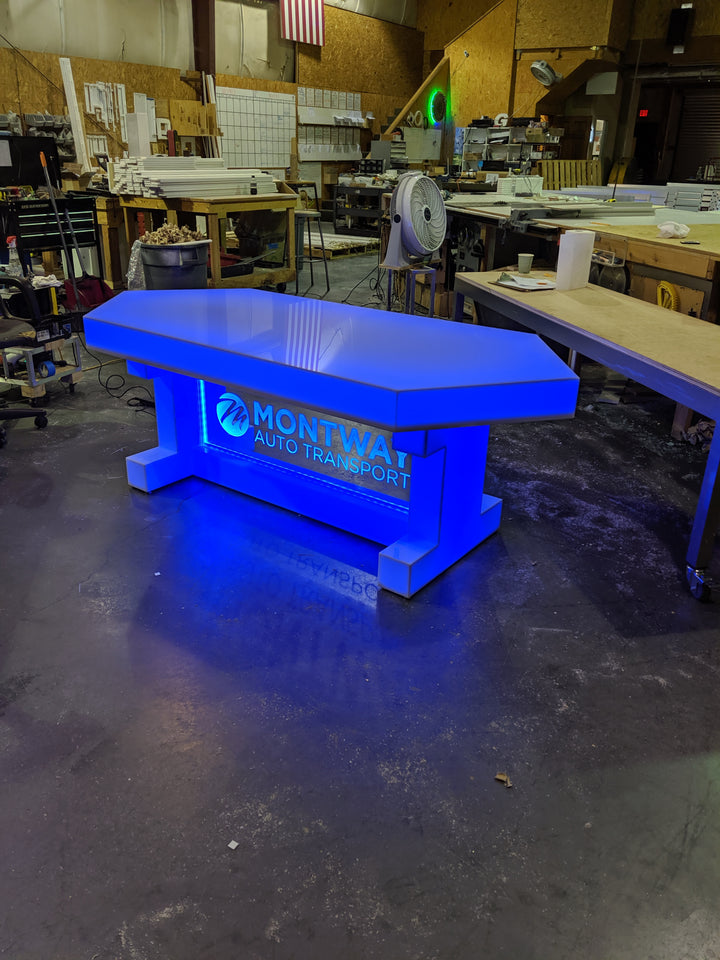 Custom LED Furniture | Light-Up Tables, Bar Tops, Counters, Wall Art ...