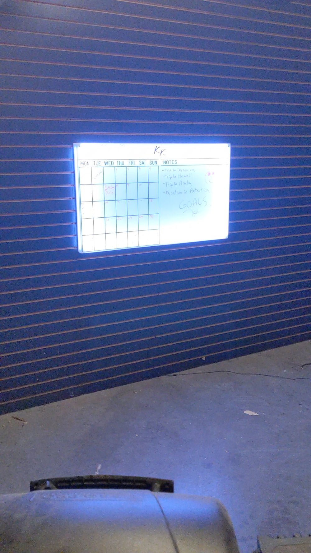 Dry Erase LED Calendar Board – BarChefs