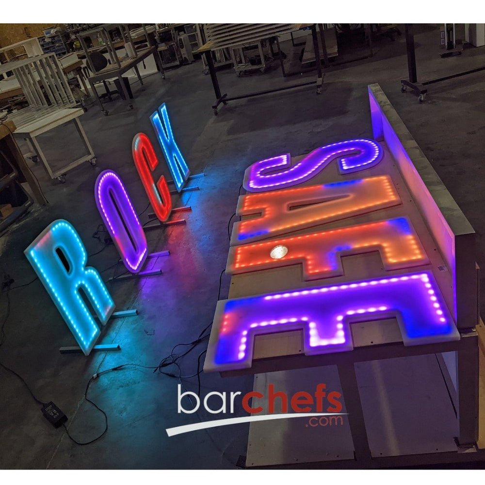 Light Up 30" Marquee Letters | LED Numbers & Letters – BarChefs